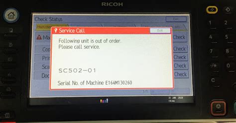 How To Fix The Error Service Call SC In Ricoh Mpc CORONA TECHNICAL
