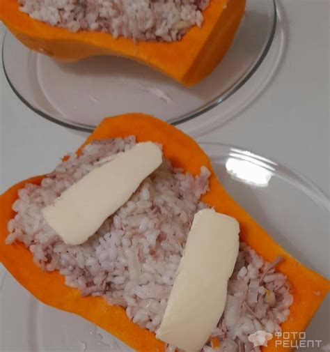 Рецепт Фаршированная тыква Фаршированная тыква запеченная в микроволновке С телятиной и рисом