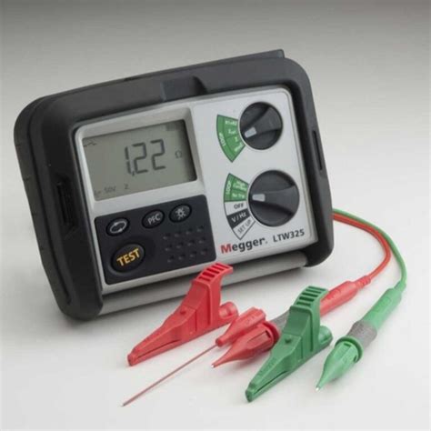Megger LTW325 EU BS Loop Impedance RCD Tester 2 Wire 440V AC Combined Testing Device For