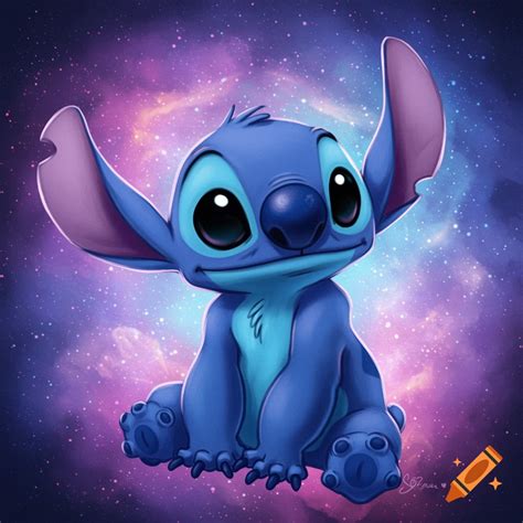 Fondo Galaxia Stich Lilo And Stitch Cute Stitch Stitch Drawing