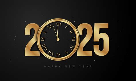 2025 Happy New Year Background Design 31744764 Vector Art At Vecteezy