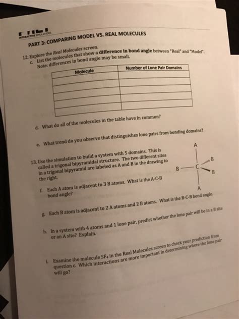 Solved Interactive Sa Part 3 Comparing Model Vs Real