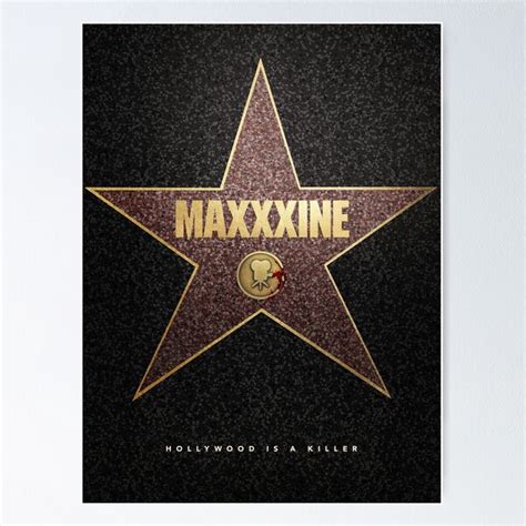 Maxxxine Poster For Sale By Palmwillow Redbubble