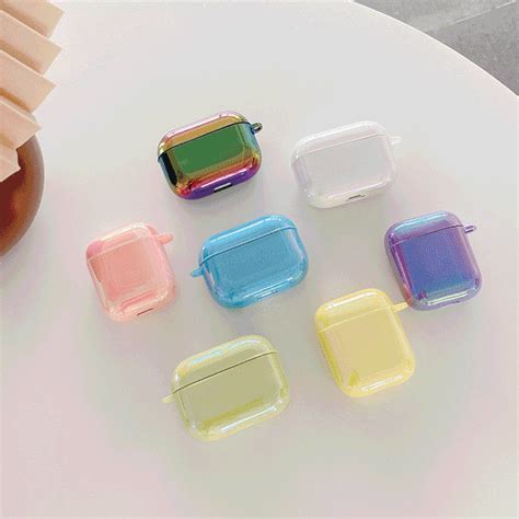 당일발송인기폭주 홀로그램 샤이닝펄 컬러 에어팟프로2 2세대 에어팟 케이스 에이블리