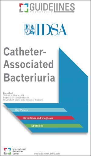 Catheter Associated Bacteriuria Guidelines Pocket Guide Guideline Central