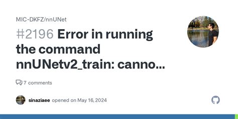 Error In Running The Command Nnunetv2train Cannot Access Local
