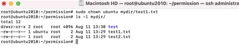 How To Set Permissions On Files And Directories On Ubuntu Server 2010 Devtutorial