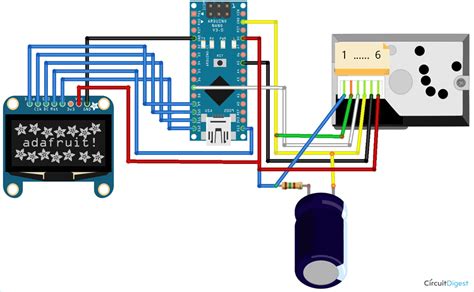 Interfacing Sharp Gp2y1014au0f Sensor With Arduino To Build Air Quality Analyser Arduino