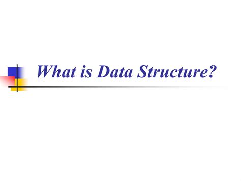 Introduction To Data Structure And Algorithm Pptx