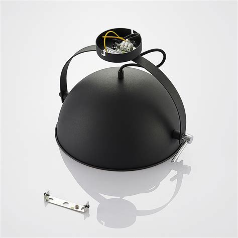 Ceiling Light Muriel 1 Bulb Black Gold Uk
