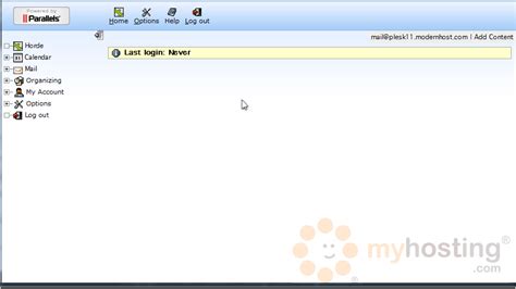 Plesk 11 End User How To Access Webmail In Plesk Myhosting Help