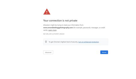 custom domain from godaddy gets a privacy error me the square
