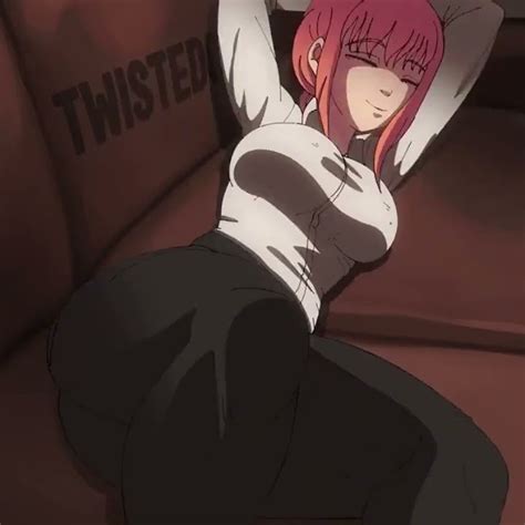 Artist Twistedgrim Makima Chainsawman Anime Rule34 R34 Animation