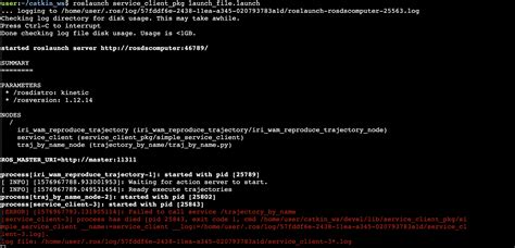 Exercise 31 Failed To Call Service Ros Basics In 5 Days C The