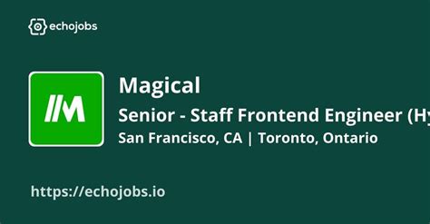magical is hiring software engineer dom specialist hybrid san francisco toronto san
