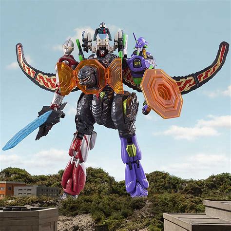 Shju Project Shin Universe Robot Ultraman And Team Turned Into A