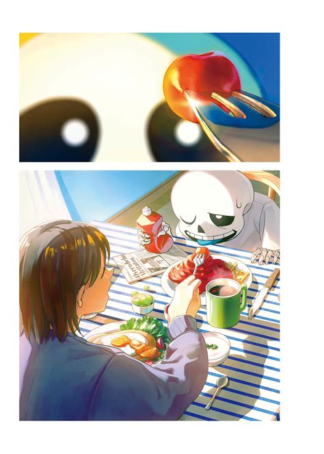 Frisk And Sans Undertale Drawn By Korokor Danbooru