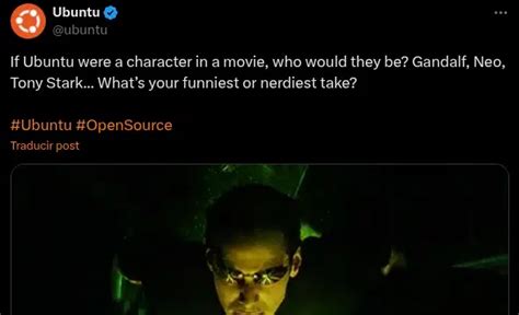 If Ubuntu Were A Character In A Movie Who Would It Be Canonical