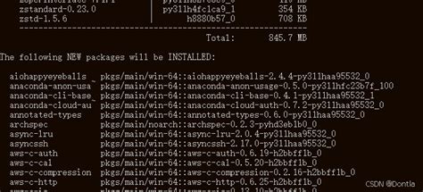 Anaconda命令（anaconda指令）conda Activate Csdn博客