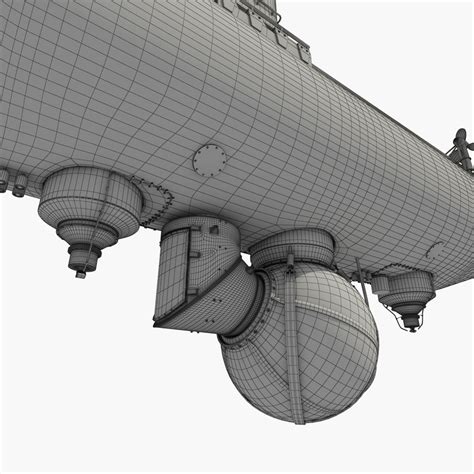 Bathyscaphe Trieste 3d Model 99 Max Fbx Obj Free3d