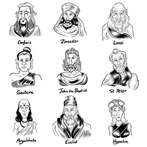 Drawings Of Some Classical Era Great People Rciv