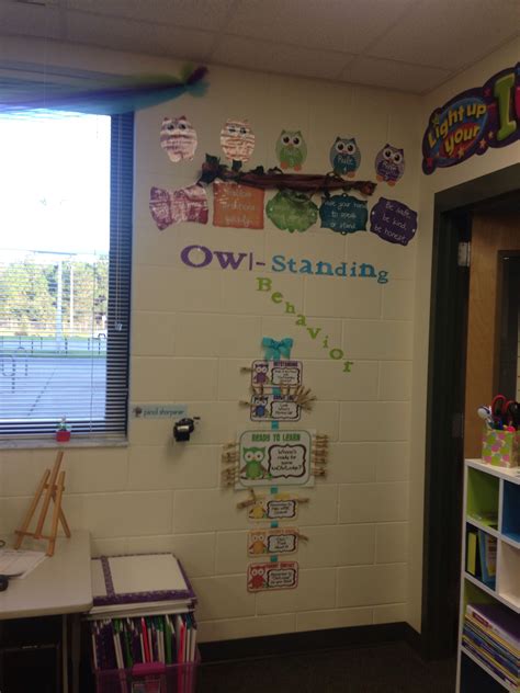 Owl Themed Classroom Rules And Behavior Chart
