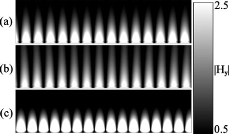 Simulated Interference Patterns By Fdtd With Different D W