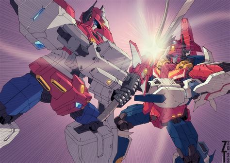 Star Saber And Star Saber Transformers And 2 More Drawn By