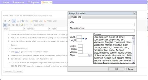 How Do I Add A Picture To An Article On The User Portal Spiceworks