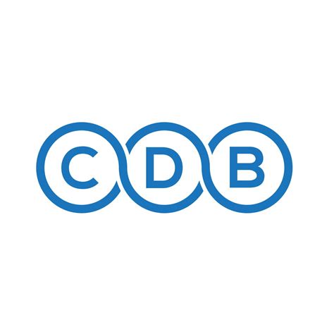 Cdb Letter Logo Design On White Background Cdb Creative Initials Letter Logo Concept Cdb