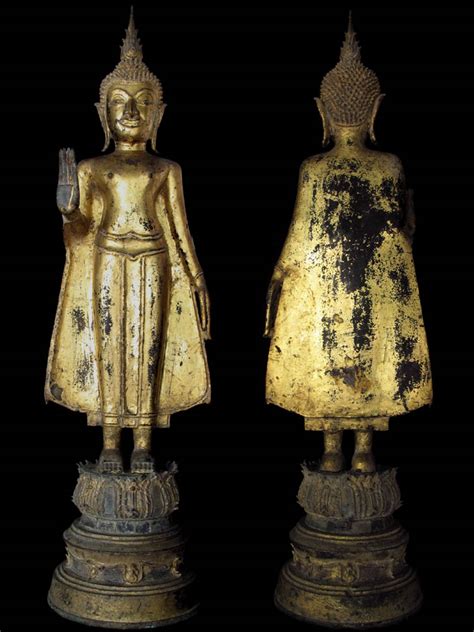 Ran4u Nanda Antique Shop พระบูชา ปางห้ามญาติ สมัยอยุธยา