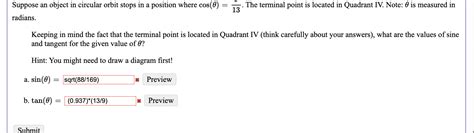 Solved Suppose An Object In Circular Orbit Stops In A
