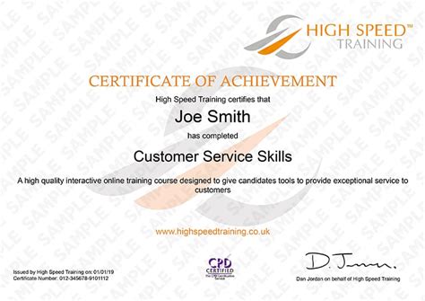 Customer Service Training Course Online Certification