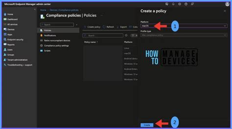 Configure Macos Compliance Policy In Intune For Devices Htmd Blog
