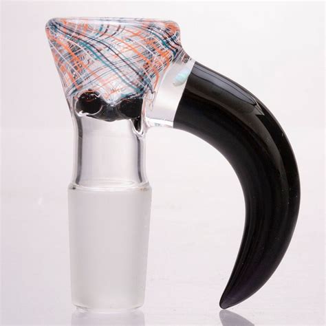 18mm worked screen bong slides by lv glass