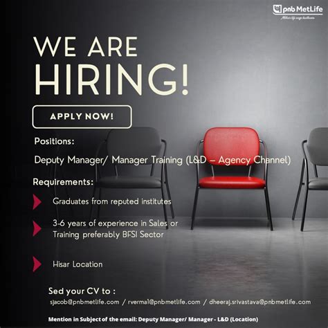 Sijin Thomas Jacob On Linkedin Wearehiring Trainingmanager Insurance Learninganddevelopment