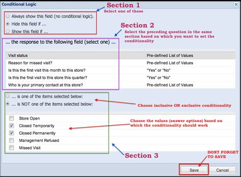 Conditional Logic