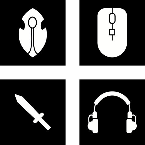 Game Character And Mouse Icon Vector Art At Vecteezy