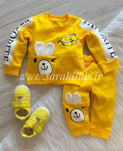 ست بلوز شلوار نخ پنبه تدی 🥰 فروشگاه اینترنتی سارا کیدز