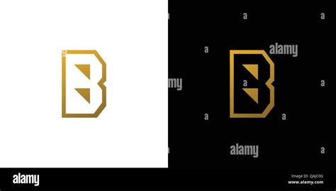 B Initials Logo Stock Vector Images Alamy