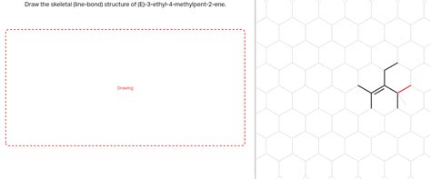 Solved Draw The Skeletal Line Bond Structure Of