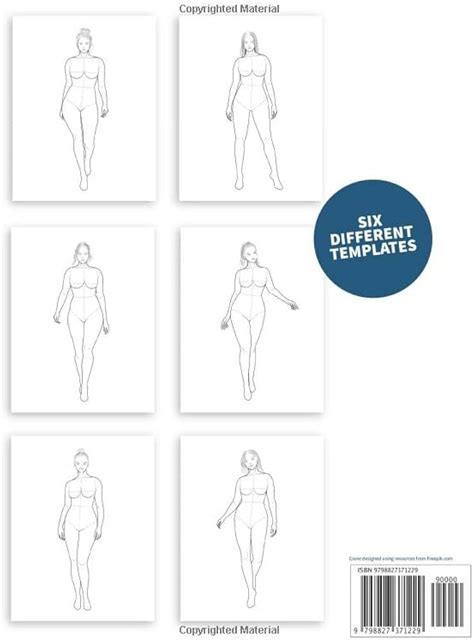 Plus Size Fashion Croquis Template