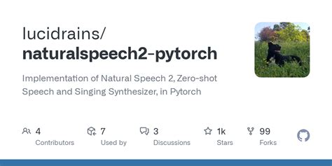 lucidrains naturalspeech2 pytorch · discussions · github