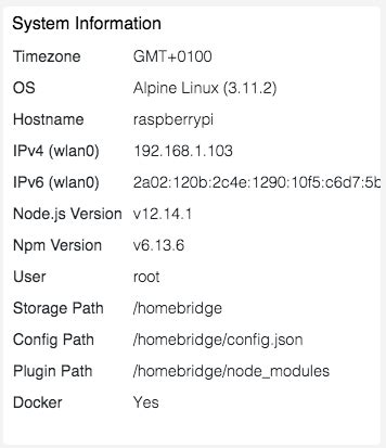 Homebridge Status Widget Bug When Plugin Update Available Issue 542