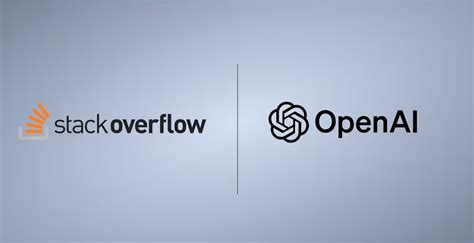 ¡openai Y Stack Overflow Unen Fuerzas Cultura Informática