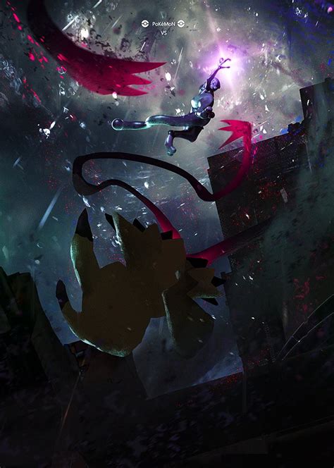 Mimikyu And Mewtwo Pokemon Drawn By Otsumami Bu Bu Heaven Danbooru