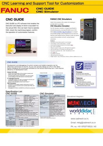 FANUC CNC Lathe Trainer Maximum Turning Length 200 Mm Maximum Turning Diameter 500 Mm At