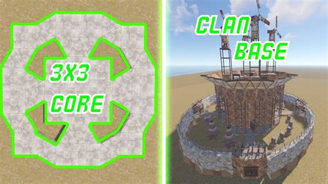 the defender op trio base design 3x3 core rust 2022 youtube