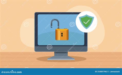 Cyber Security Tech Icon Animation Stock Video Video Of Cyber Security 254897963