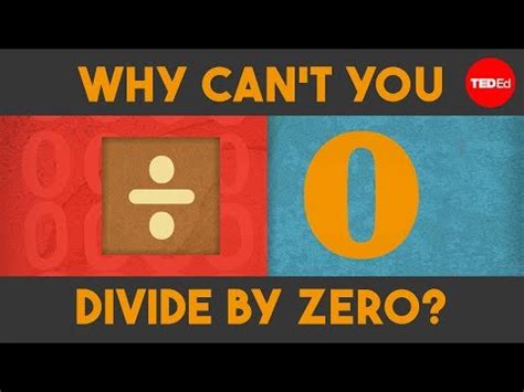 Why Can T You Divide By Zero TED Ed EJOY English
